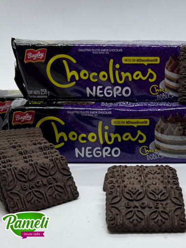 Chocolinas Negro | Distribuidora Pameli