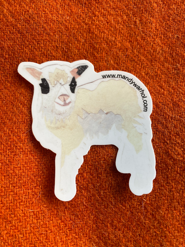 "Quinoa" lamb sticker | 5 Sisters Farm