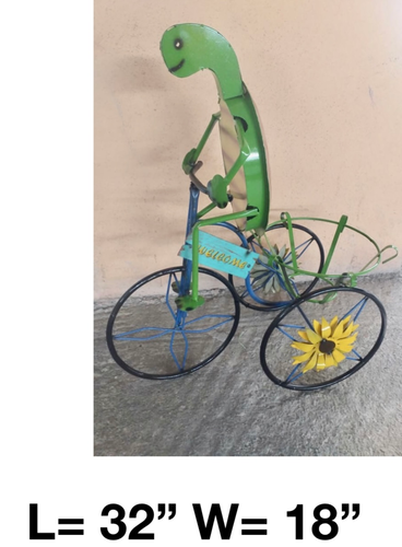 Turtle on Tricycle (PCH71) | A&I Yard Art