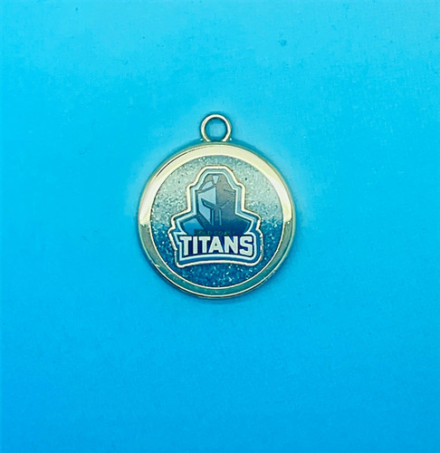 NRL Pet Tag - Gold Coast Titans | Custom Kool Gifts