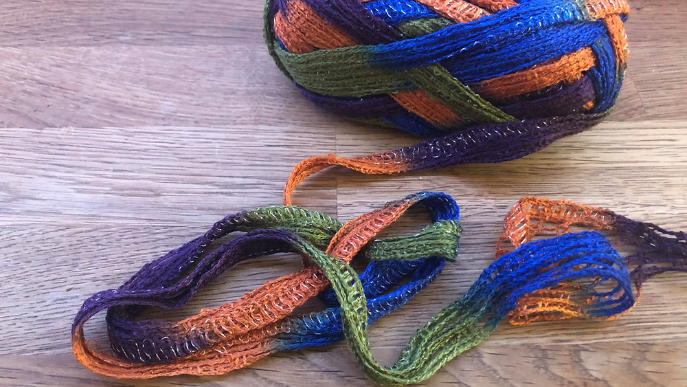 Sashay Yarn Review and Knotted Scarf