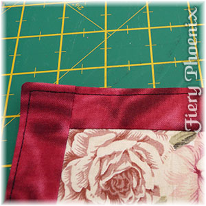 Valentine Fabric Origami Candle Mat - Part 2