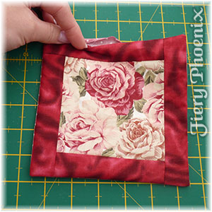 Valentine Fabric Origami Candle Mat - Part 2