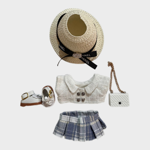 Labubu - Ropa Chanel Falda y Sombrero | Juguetruck