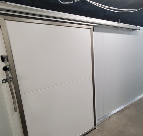 5x7 walk in cooler sliding door | Walkins Cooler And F
