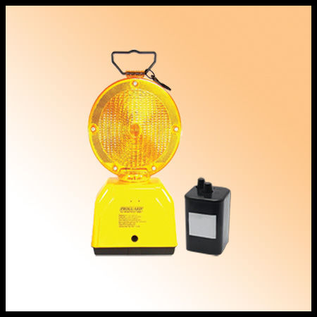 TRAFFIC LIGHT (BATTERY TYPE) YELLOW | Safex Safety KSA