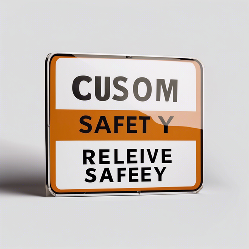 Reflective Safety Sign | Sign Post Installati