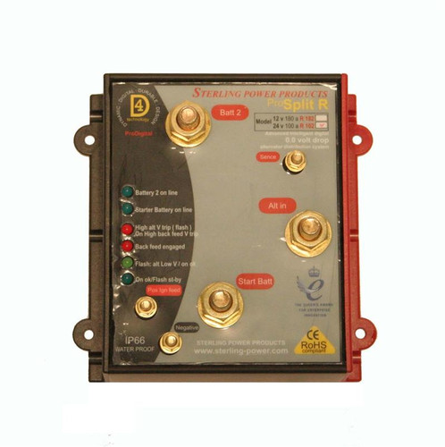 PSR102 - ProSplit-R Zero Volt Drop Marine Battery Isolator (24V, 100 ...