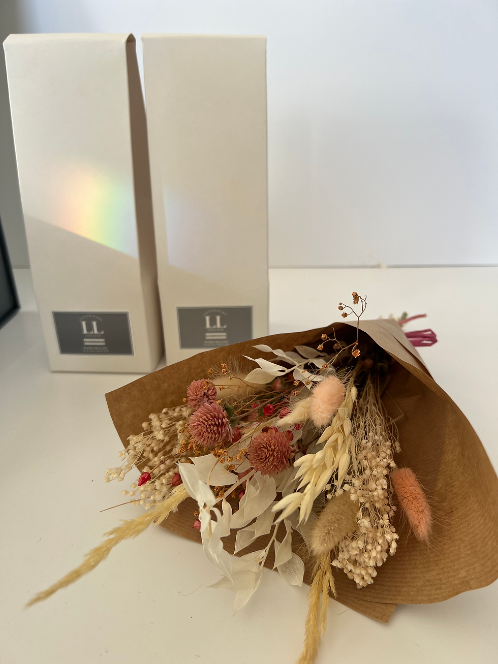 Deluxe monthly Subscription | Libby Lavender Three wick candle Wreath
