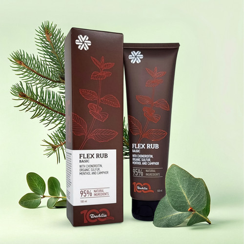 Бальзам для тіла FLEX RUB BASIC з хондроїтином, органічною сіркою ...
