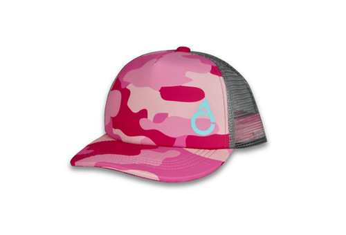 Pink Camo Quick-Dry Trucker | AquaCaps