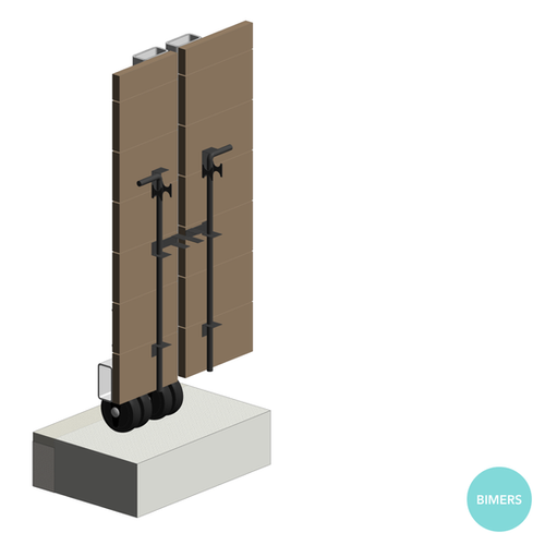 Contemporary Cane Bolts for Wood Gates - Stainless Steel | Bimers