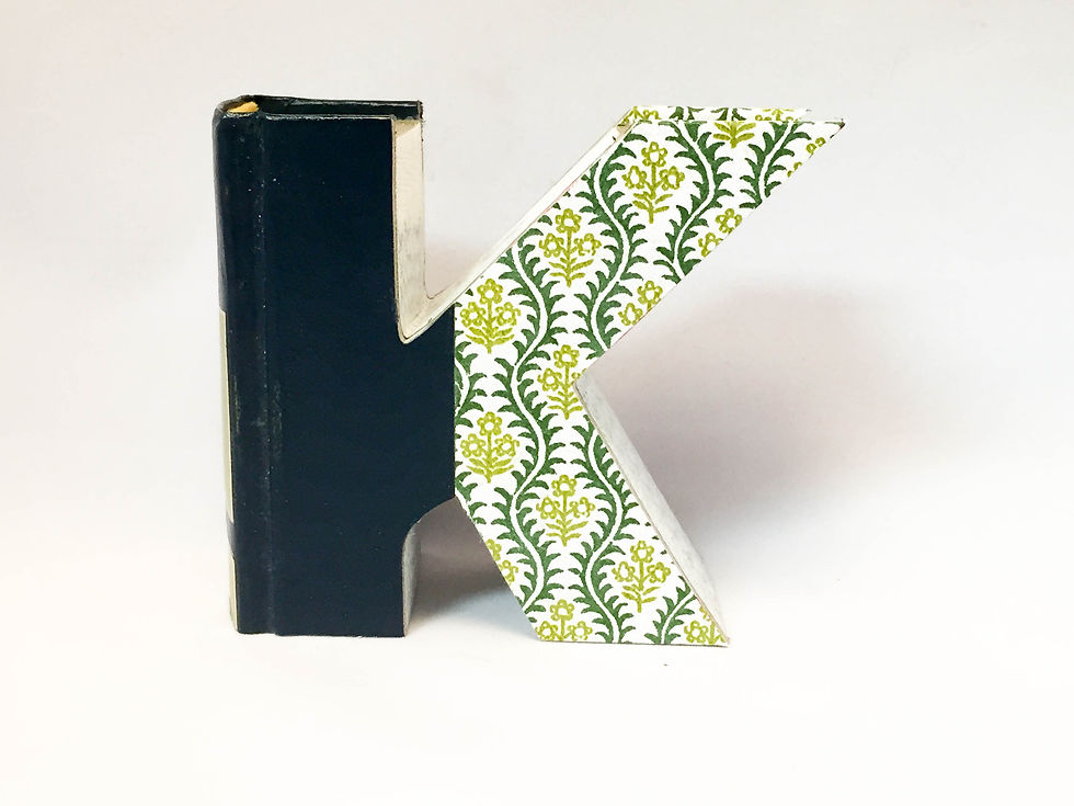 Alphabet Mini Book Letter "K" | letterlounge
