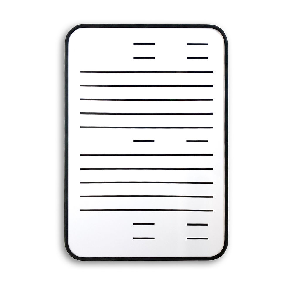 Student Magnet Staff Board - Dry Erase | Lets Play Music