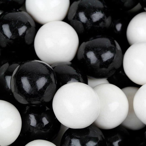 Black & White Tuxedo Custom Gumballs - Choose Weight 10 - 60 LBs | nvcandy