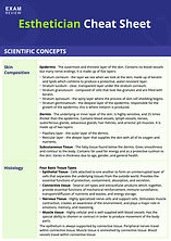 Esthetician FREE Cheat Sheets (Updated for 2024) - Esthetician Exam Prep