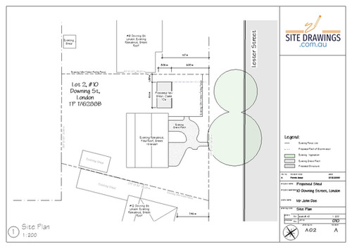 Basic Site Plan | Site Drawings