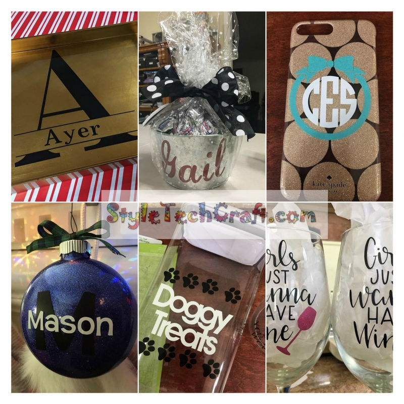 Gift Ideas Using Craft Vinyl