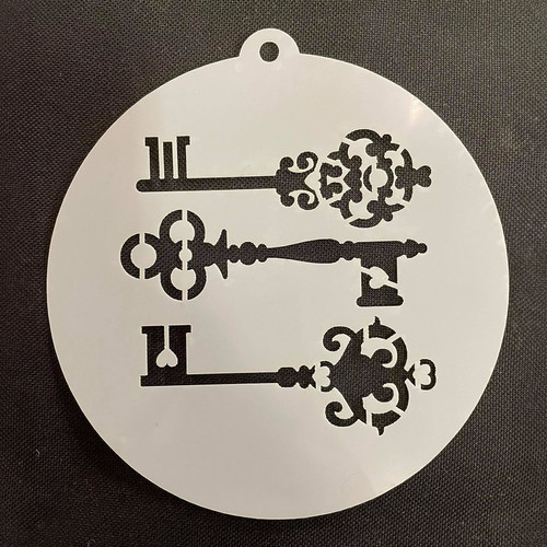 Stencil 58 - Keys | 3quarter Designs