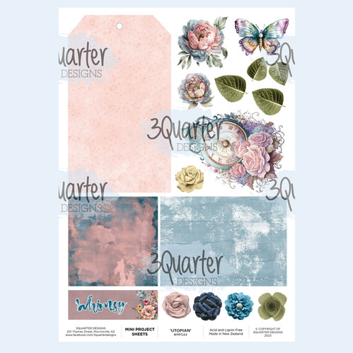 Utopian - Mini Project Sheet | 3quarter Designs
