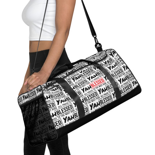 YAH Blessed ALL OVER Print Duffle bag | YAH Blessed