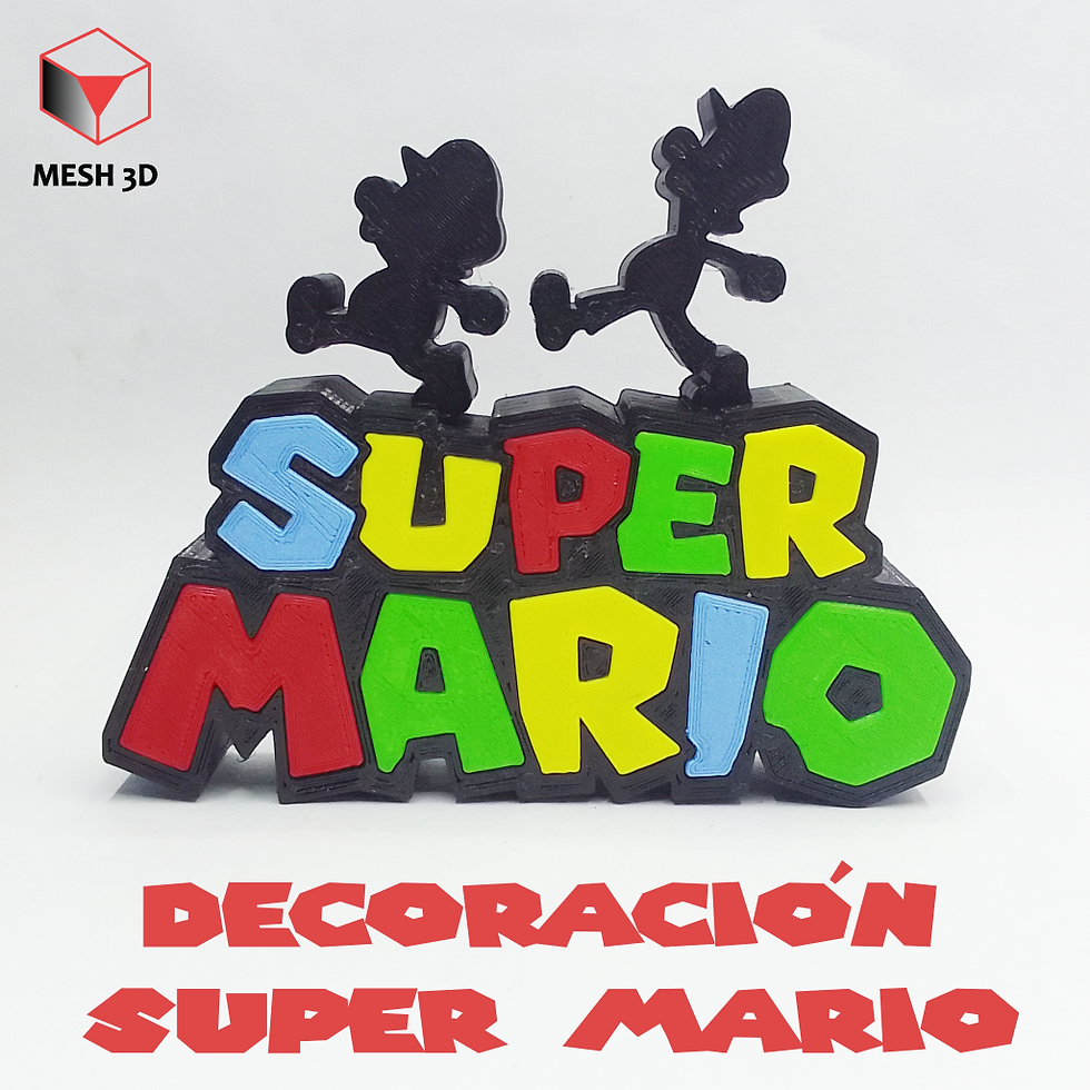 SUPER MARIO BROS. Deco | MESH 3D
