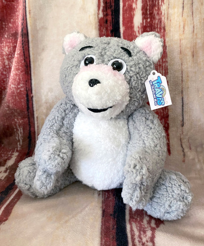 Genuine TRAVIS 12" Stuffed Bear (Artist Hand Crafted) | Travis