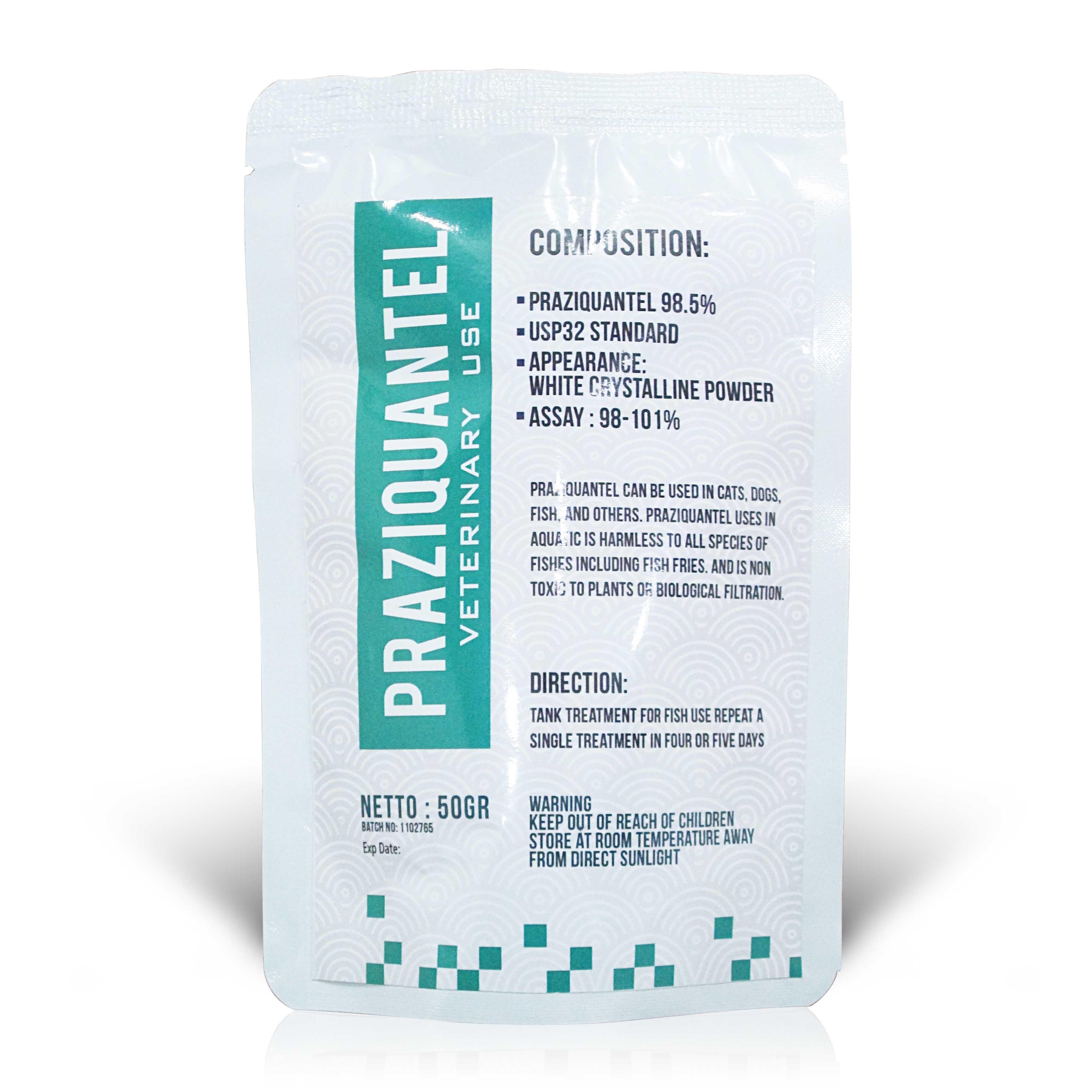 Jual Praziquantel Obat Parasit Ikan | ISW.co.id