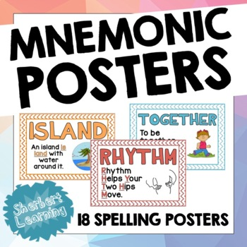 MNEMONIC SPELLING TRICKS AND POSTERS - make spelling unforgettable!