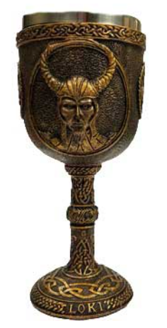 Loki Chalice 6 3/4" | Gems Of Wonders