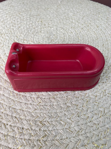 Vintage Plasco Toy Pink Dollhouse Furniture Barh Tub | KatBear Enterprises