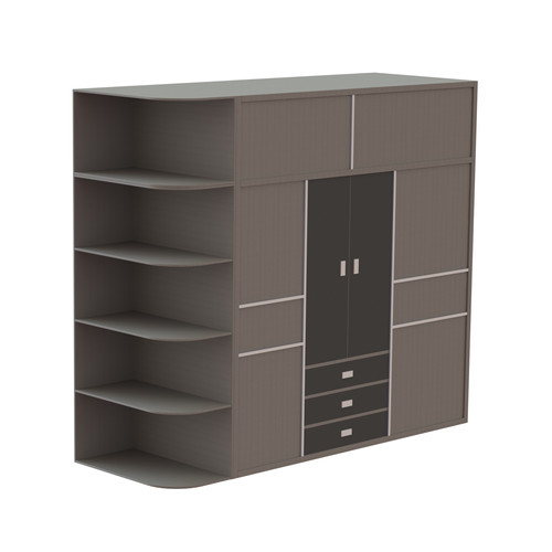 New Design Custom Blockboard Bedroom Wardrobe Closet | Zhuangxiang Wood