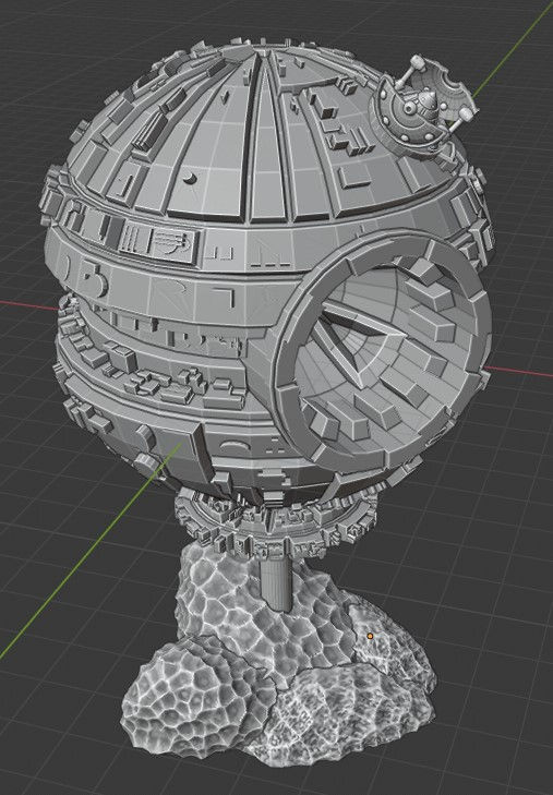 Death stars to Borg spheres a take on one of my favourite Sci-fi ships