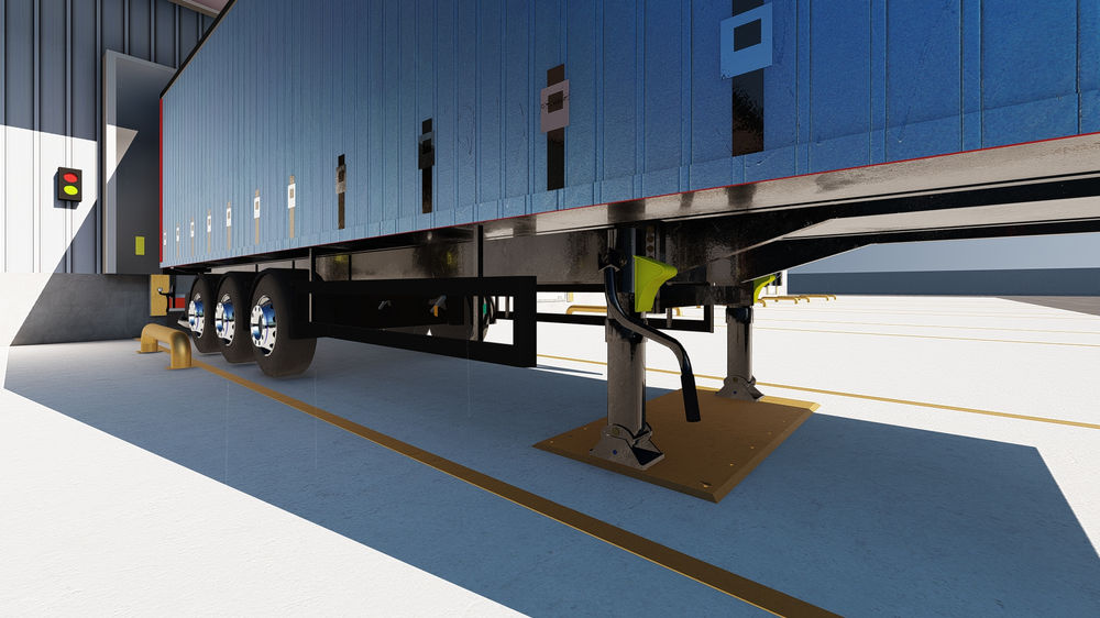 Trailer Landing Plate Range - Yard Protection