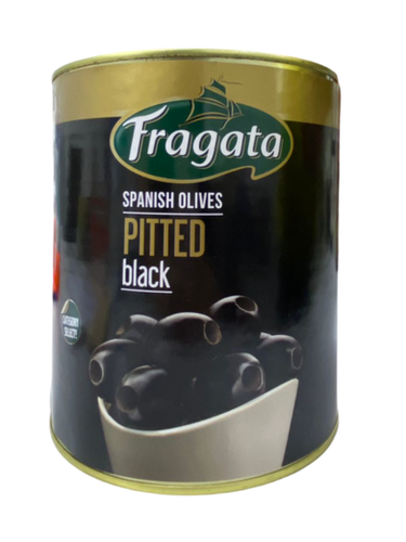 Halal Fragata Black Olives Large Pitted 3kg | HNJ FOOD SUPPLY