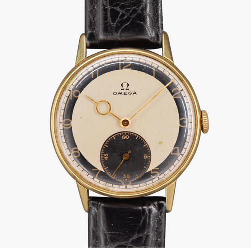 1940s 18K Omega Bullseye Pontife Hands | vision