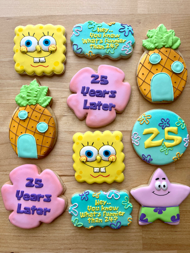 Spongebob Cookies | H.D.Baking