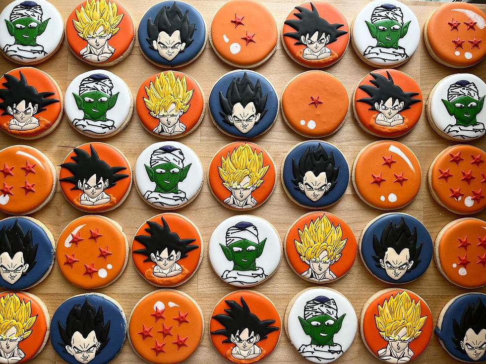 Dragon Ball Z Cookies | H.D.Baking