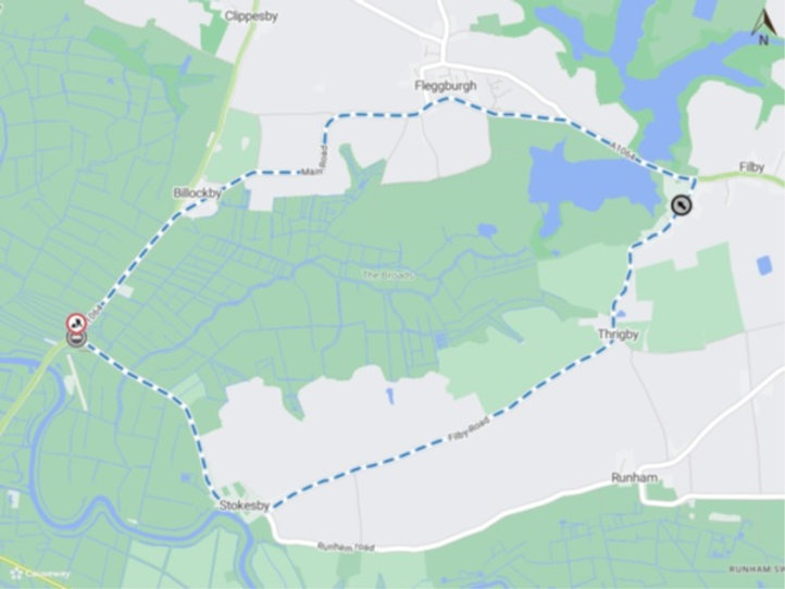 Closure of Stokesby New Road at A1064 junction 1st July 2024