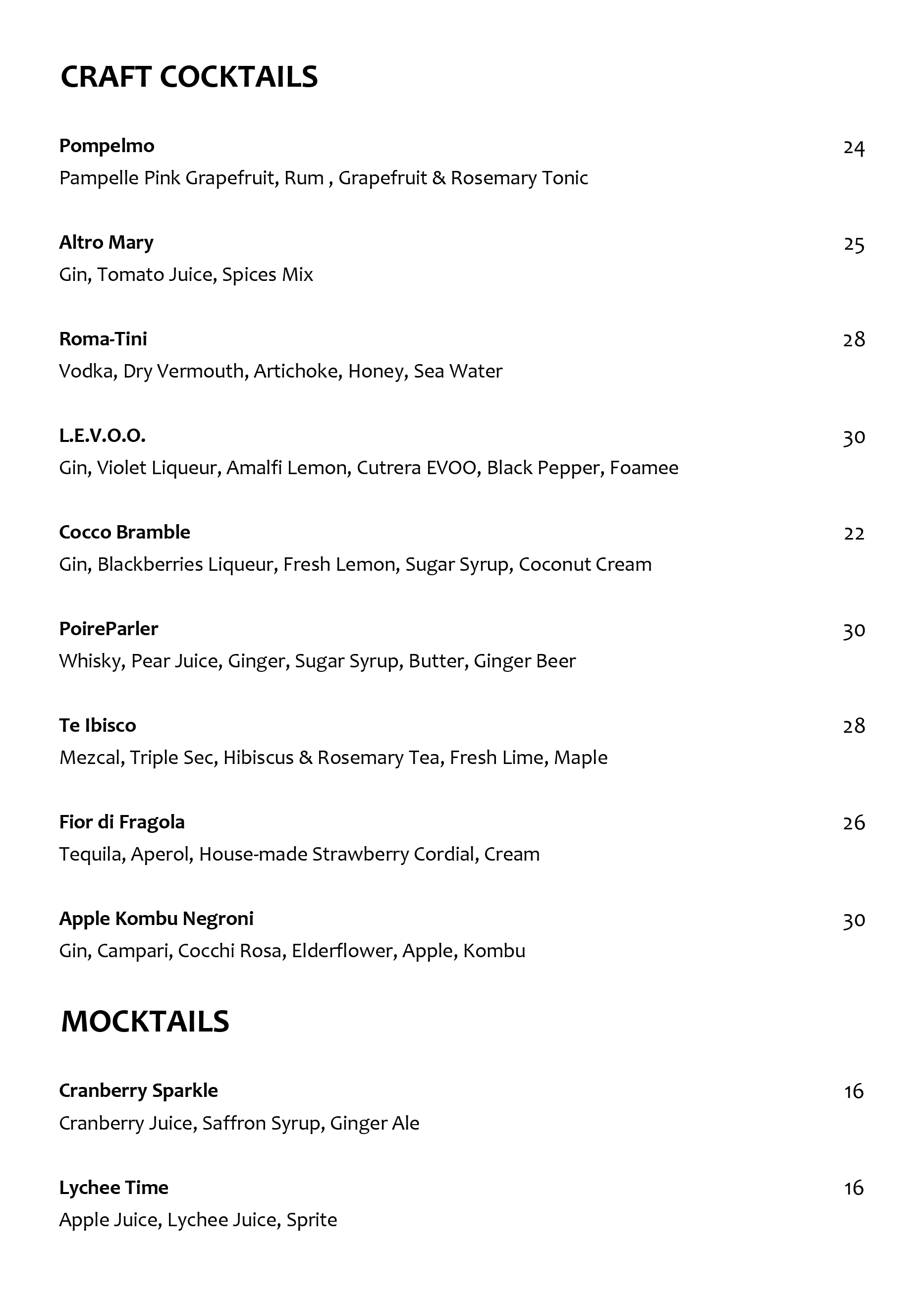 Altro Zafferano | Lunch | Dinner