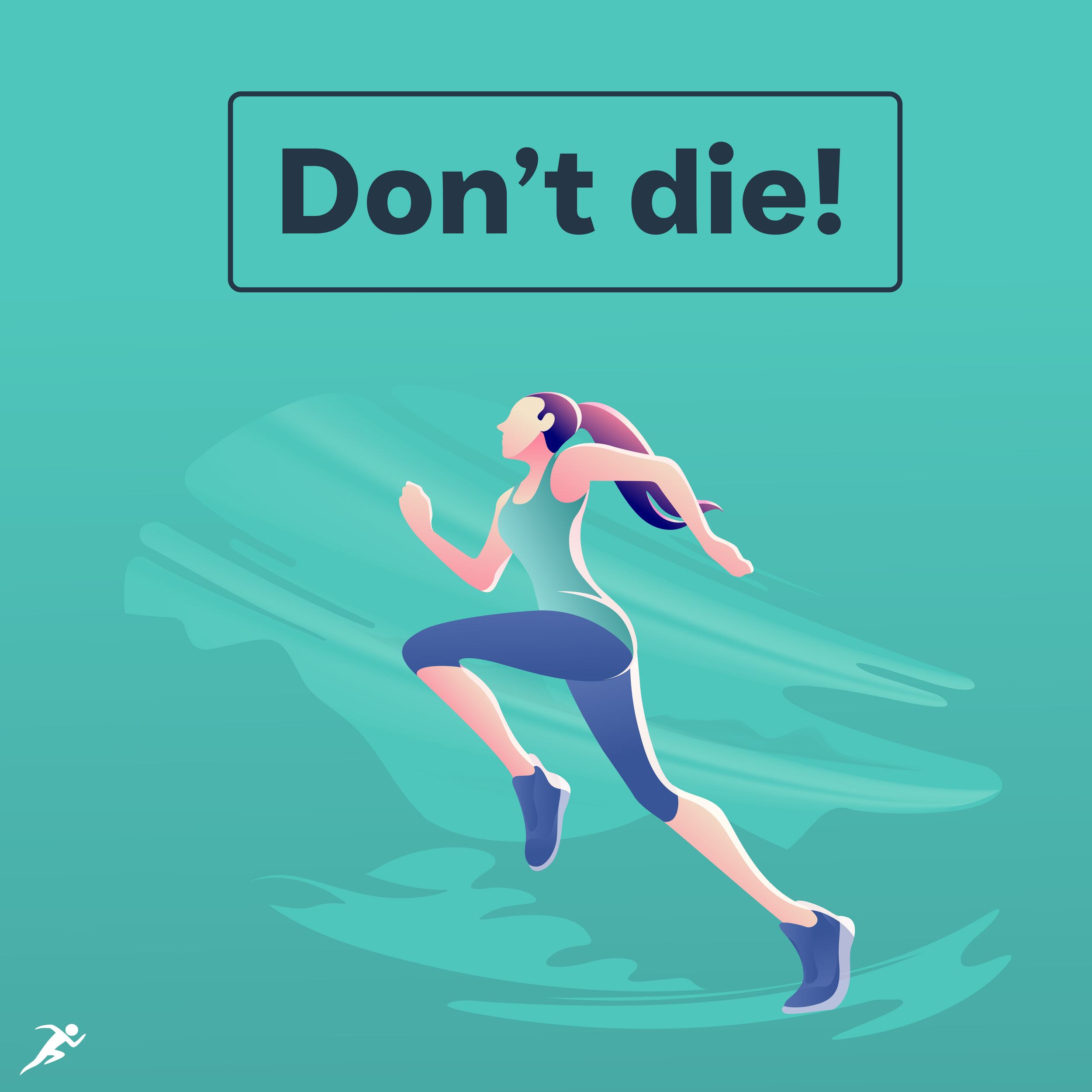 Reduced risk of death among many benefits of running!