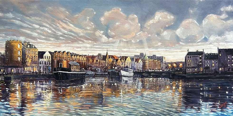 Oil paintings of Edinburgh | Craigo Art | Scotland