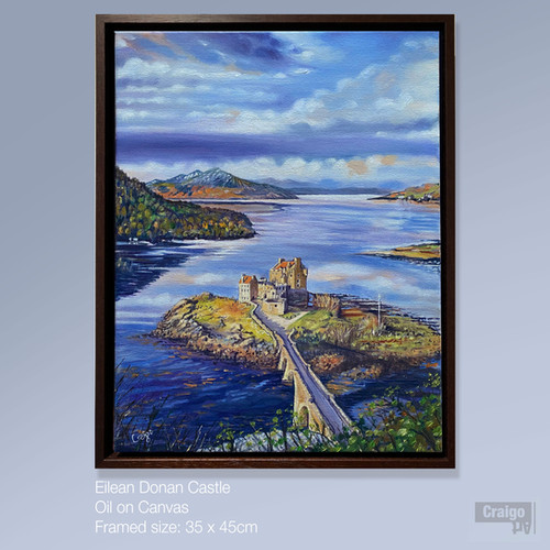'Eilean Donan Castle' Oil Painting | Craigo Art