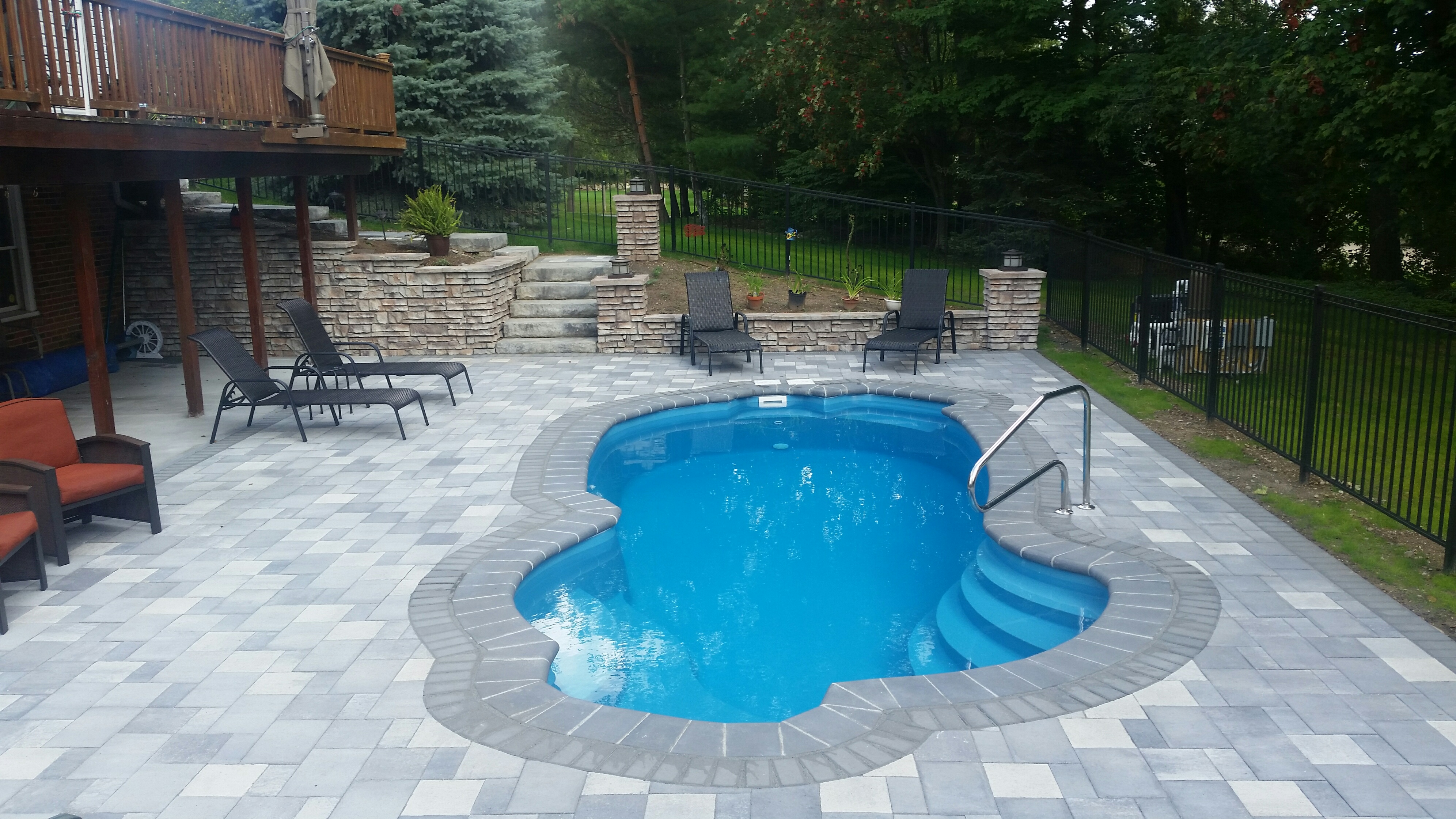 St. Clair Fiberglass Swimming Pool
