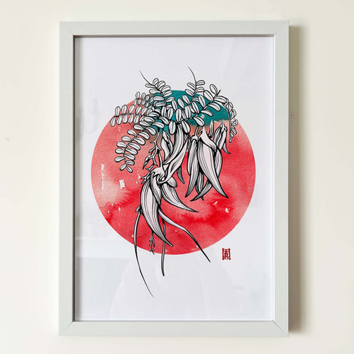 Art Print "Kakabeak" | Welly Girl NZ