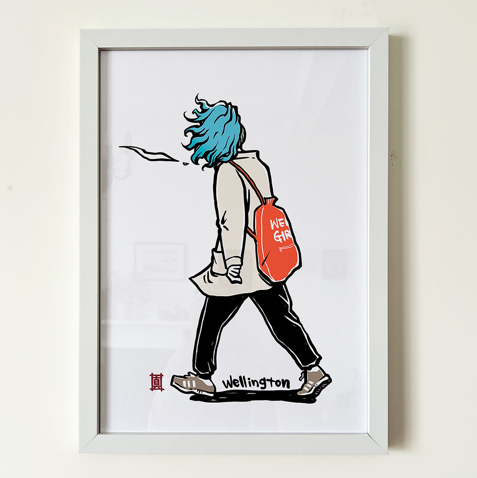 Wellington NZ Gift & Souvenirs | Welly Girl Art & Gifts Shop| Designed ...