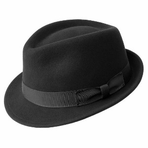 Bailey Wynn Small Shape Trilby - Black | Classic Cap Co Ltd