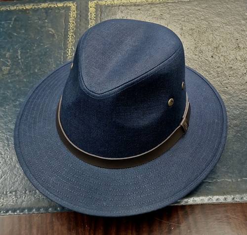 Failsworth Linen Safari - Dark Navy | Classic Cap Co Ltd