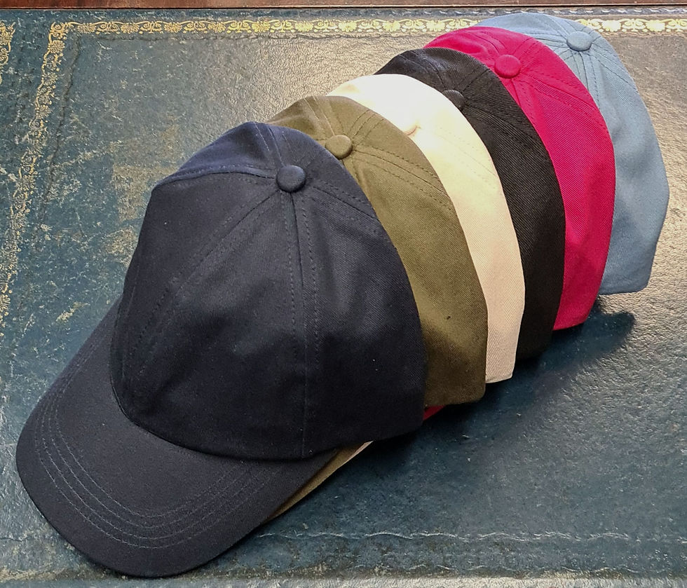 Failsworth Cotton Baseball Cap - Black | Classic Cap Co Ltd