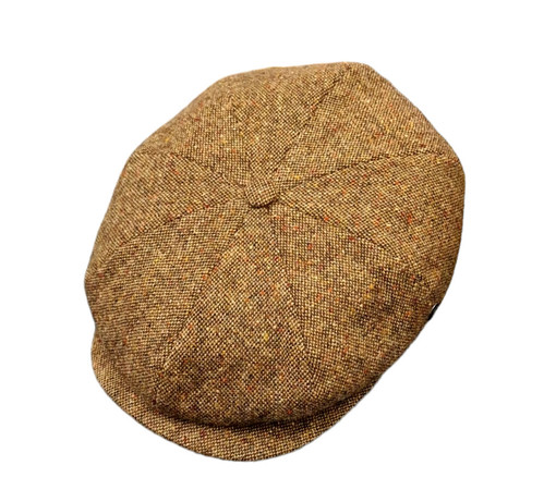 City Sport Fulham Urban Baker Boy - Tan Salt n Pepper | Classic Cap Co Ltd